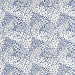 Tissue Transfer - Mosaic Blue - Pottery Supplies Online